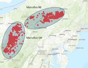 Marcellus Total Dry Gas Production