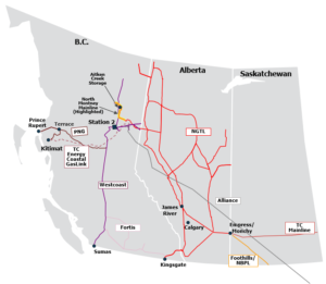 Western Canada Natural Gas Pipelines