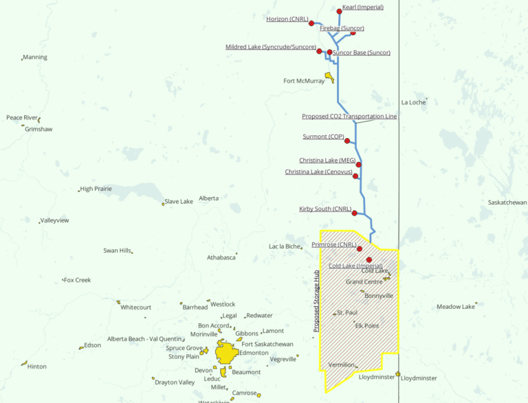 Carbon Capture and Storage Projects in Alberta